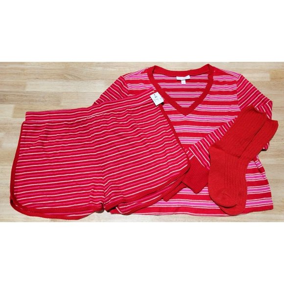 Colsie | Intimates & Sleepwear | Colsie Womens Xl Red Pink Striped ...